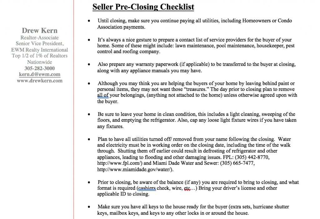A Checklist for Home Sellers: What to do before you list your home ...